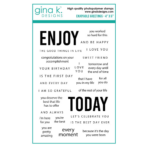 Gina K Designs - Enjoyable Greetings - Parchment Down Under